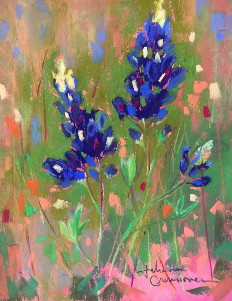 Bluebonnet – up close and personal – paintandsimple